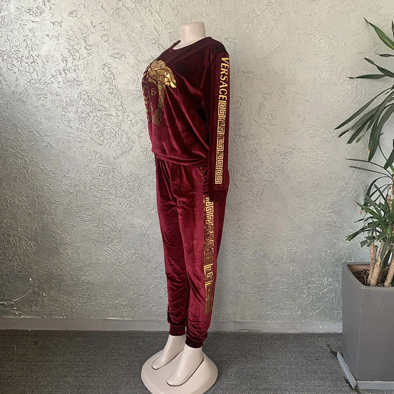 2021 Turkey Style Women Branded Tracksuits Letter Pattern African ...