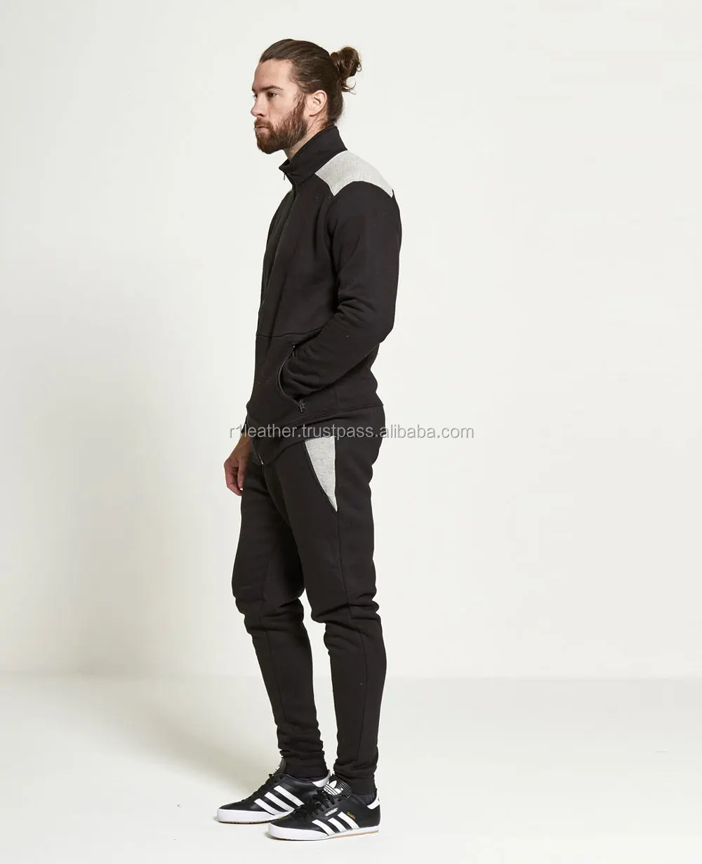 Latest Design Fashion Sport Men Tracksuit No Name Track Suits With Side ...