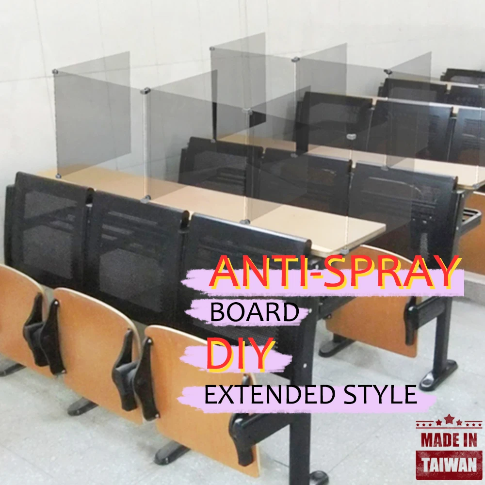 Modern Office Cubicles Table Privacy Dividers Anti-spray Baffle Board ...
