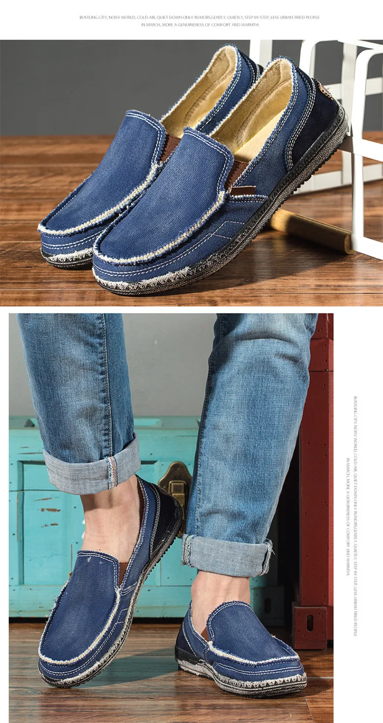 Canvas Driving Shoes - Vintage Style & Breathable Comfort