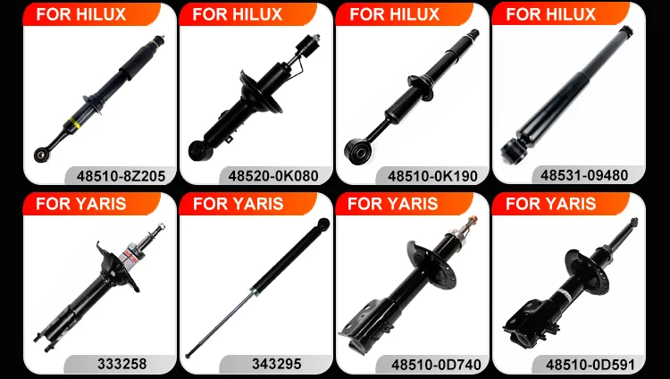Toyota Corolla Hilux Yaris Shock Absorbers - Durable & Efficient