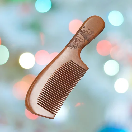 Wooden Handicrafts Wooden Hand Made Comb In Unique Way With High ...
