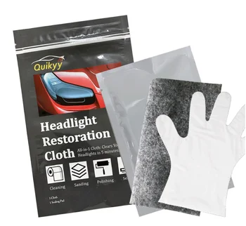 1-step Headlight Restoration Wipes Car Headlight Cleaner Cloth Instant ...