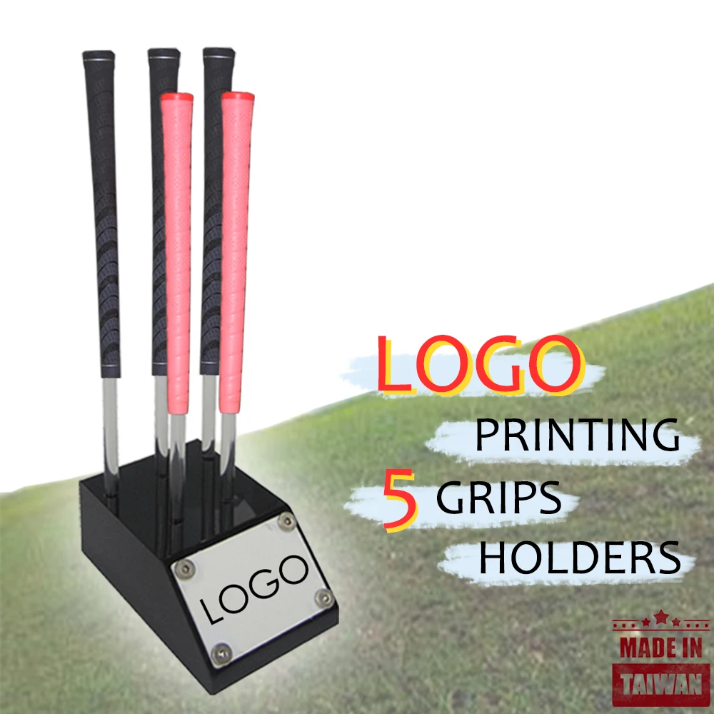 Acrylic 5-holder Golf Club Grip Box Display Stand Putter Transparent ...