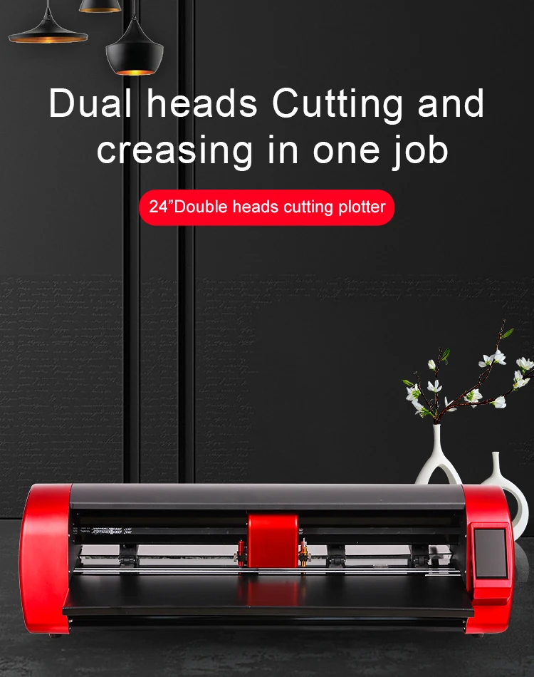 Skycut 24 Inches Dual Head Desktop Vinyl Cutter Plotter With Stepper ...