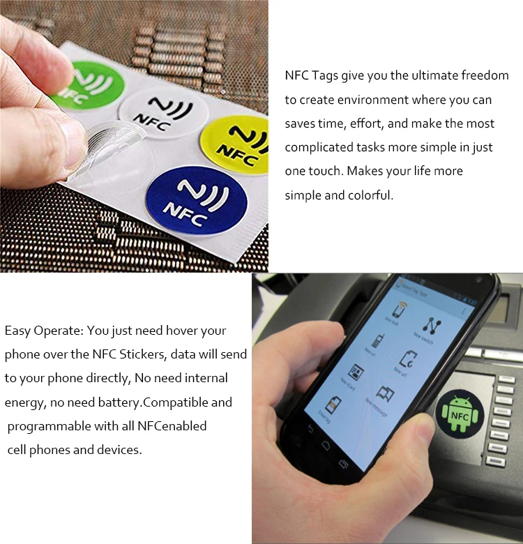 Printable Mifare Ultralight Nfc Rfid Smart Sticker Tag Roll With Qr ...