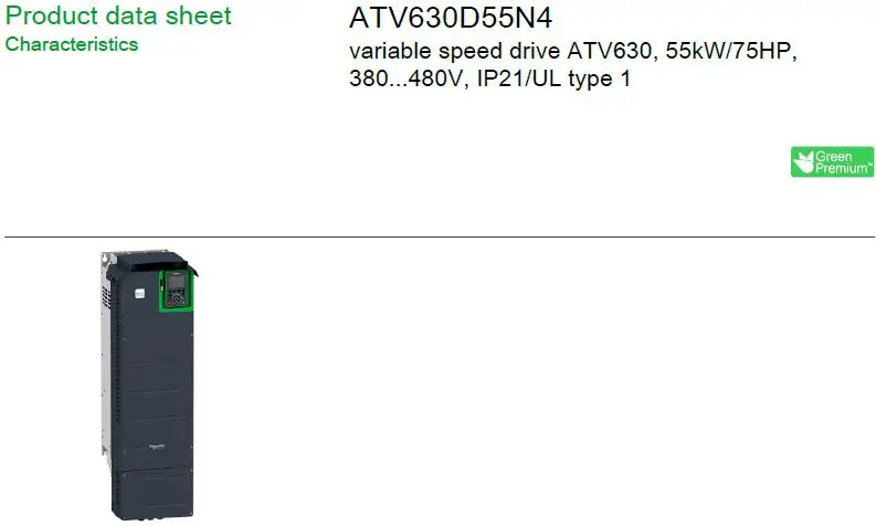 빠른 배송 ATV630D55N4 3 단계 55kw 380 ~ 480V 슈나이더 인버터 가변 속도 드라이브| Alibaba.com