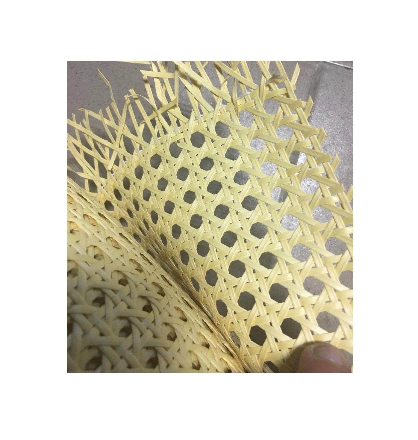 Outdoor Rattan Webbing Plastic Rattan Webbing Material Pvc Rattan High ...
