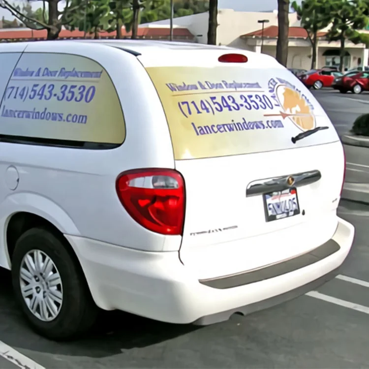 Wholesale Printable Pvc Adhes Film One Way Vision Vinyl Stickers Rolls ...