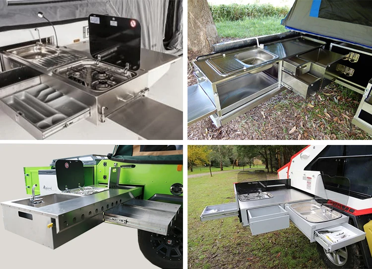 Camper Trailer Slide Out Kitchen With Sink Gas Cookers - Buy Slide Out ...