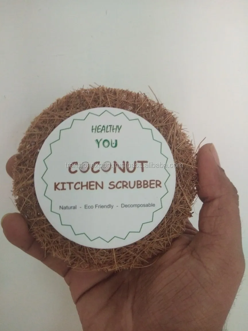 Kitchen Coconut Scrubber For Cleaning Dishes - Buy Scrub Pad,Eco ...