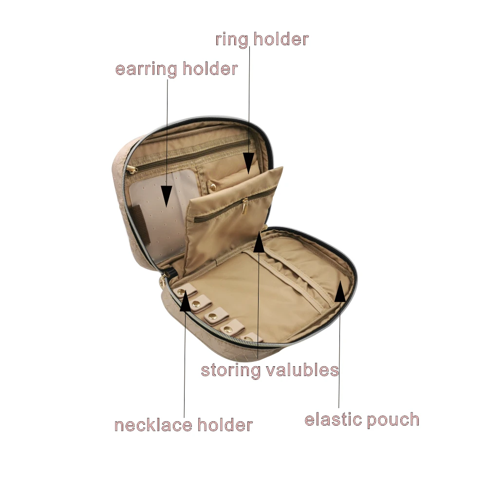 Jewelry Storage Pouch Bag Jewelry Case Travel Jewelry Organizer For ...