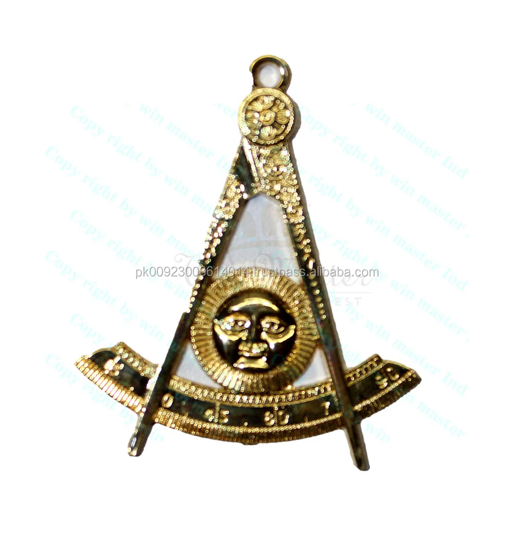 Masonic Regalia Jewels for Collars - Brass & Embroidered