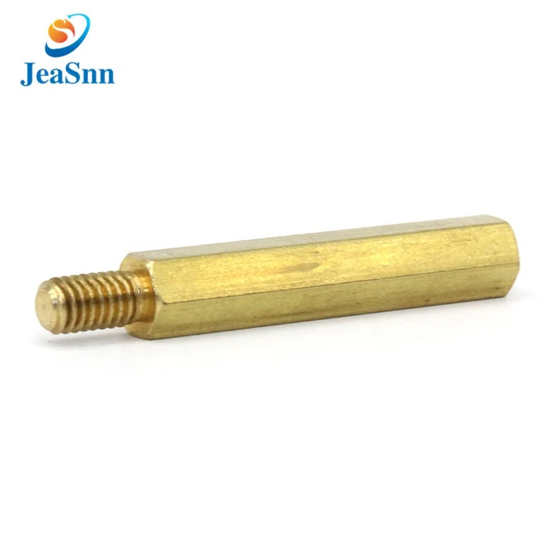 Jeasnn M8 Threaded Hex Round Brass Hex Standoffs for PCB