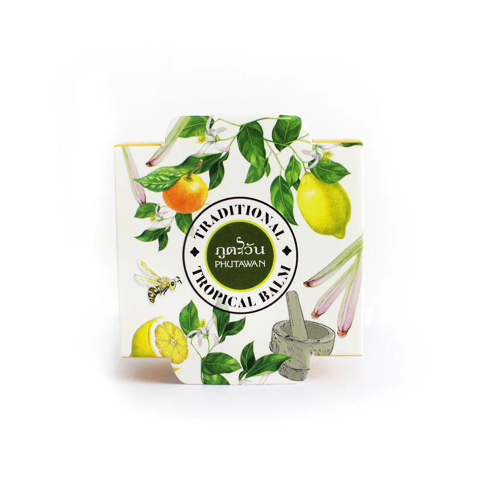 Thai Herbal Balm Tropical Citrus Scent Muscle Pain Reliever Nasal ...
