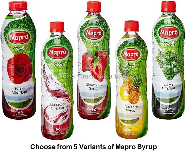 Mapro Crush Squash Syrup Drink Liquid Concentrate Juice Sharbat, View ...
