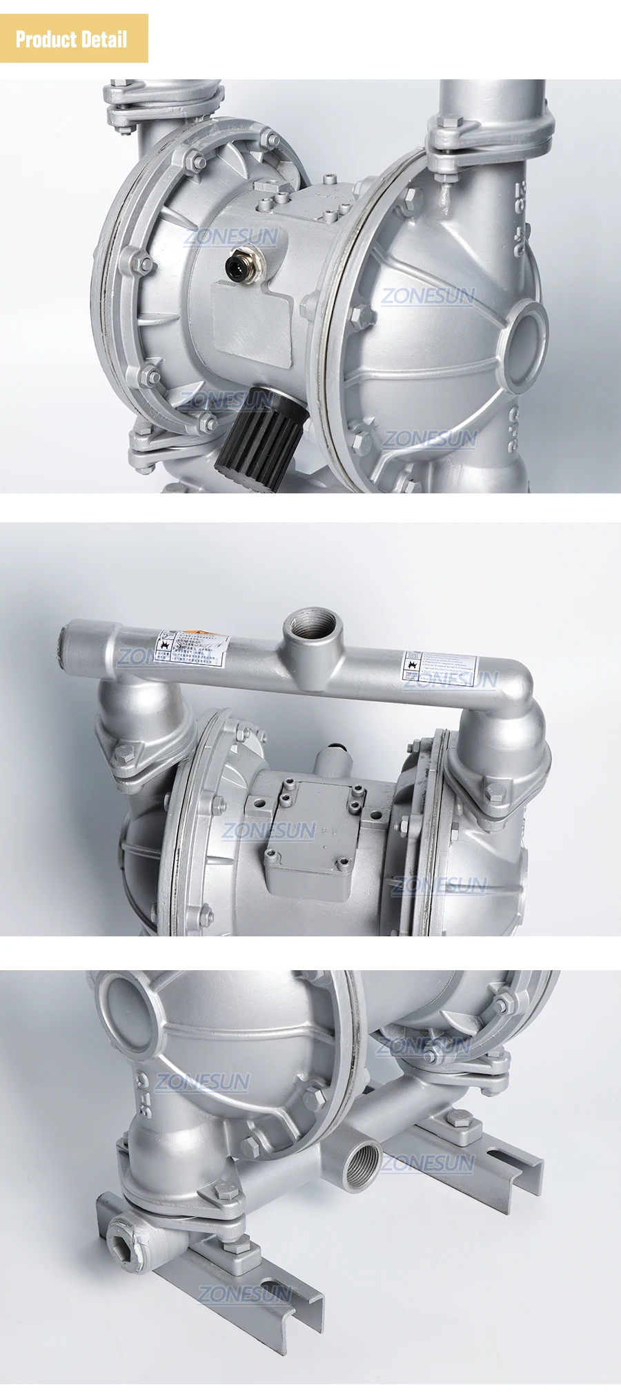 ZONESUN ZS-QBY-K25 Mini Air Operated Chemical Infusion Pumps
