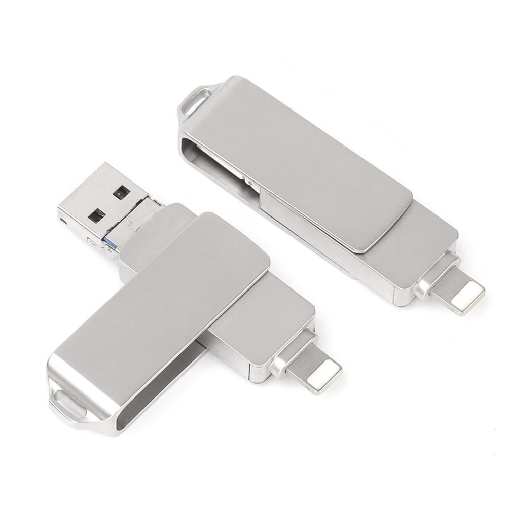 3 In 1 Usb Flash Drive 16gb 8 Pin Otg Jump Drive Usb 3.0 Thumb External ...