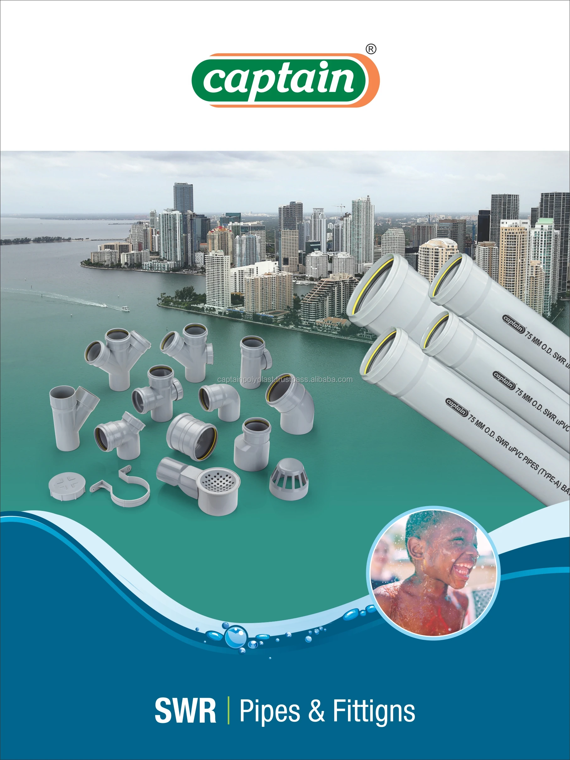 Pvc Swr Pipes & Fittings / Drainage Pipes & Fittings / Rain Water Pipes ...