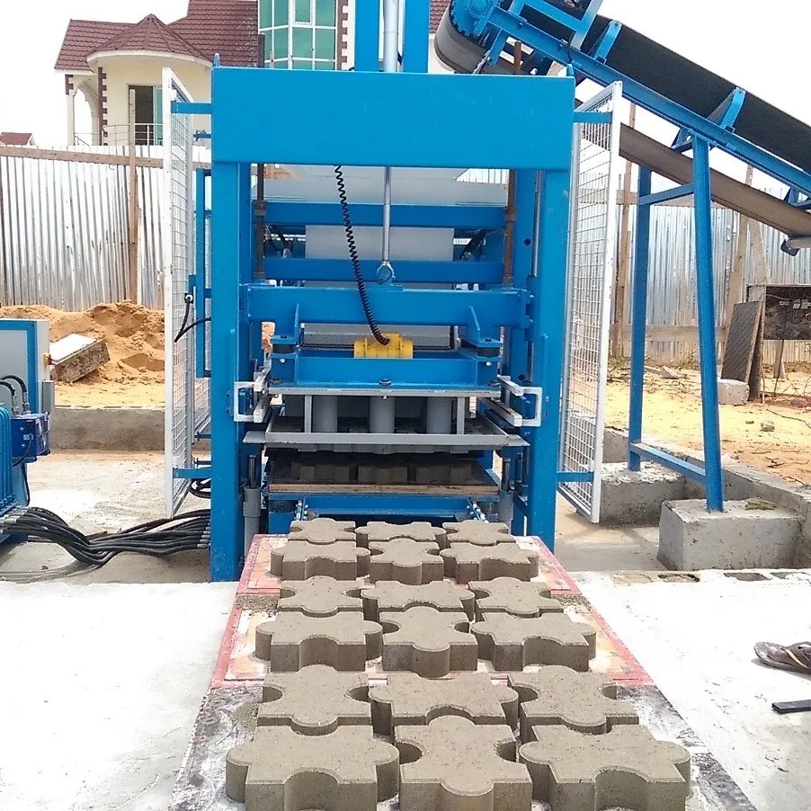 32 Kw,Semi Automatic,Hydraulic Power Concrete Block Making Machine ...