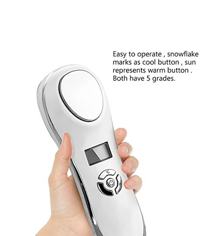 Hot And Cold Face Hammer Face-lift Machine Massage Tool Cool Therapy ...