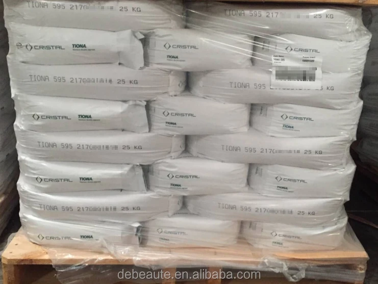Rutile Grade Tio2 Titanium Dioxide Pigment Cristal Tiona 595